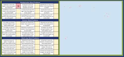 Digital Math Pixel Art Earth Day Multiplication & Division Review Bundle