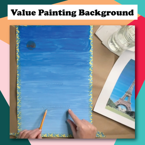 Background Painting Using a Value Chart by Meg's Art School | TPT