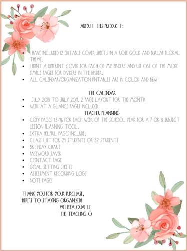 EDITABLE Classroom Organization Forms Pages Resource Materials | TPT