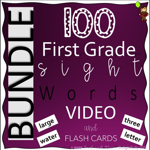 1st Grade Sight Words Video Bundle! by Teach with Flair by Delightfully ...