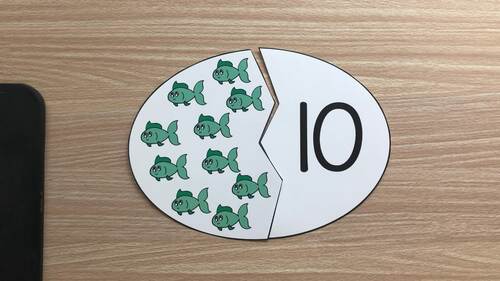 Egg Laying "Critters" Matching Egg Puzzles Activity PreK and Kindergarten