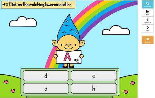Distance Learning Letter Matching Uppercase and Lowercase BOOM CARDS
