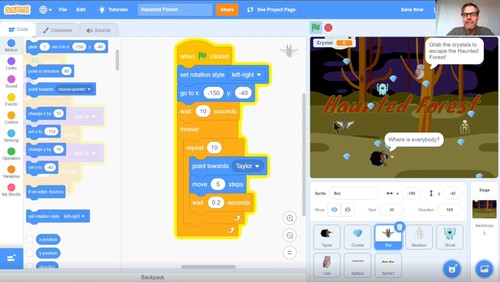 Learn To Code Haunted Forest by Students Learn To Code | TPT