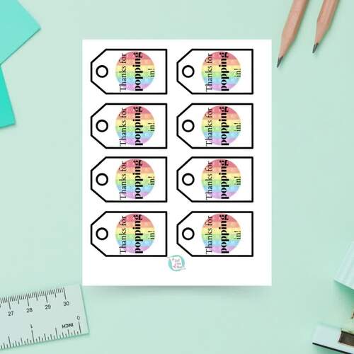 Gift Tags, Back to School, Toy Tags, Orientation Gift, Back to School Night