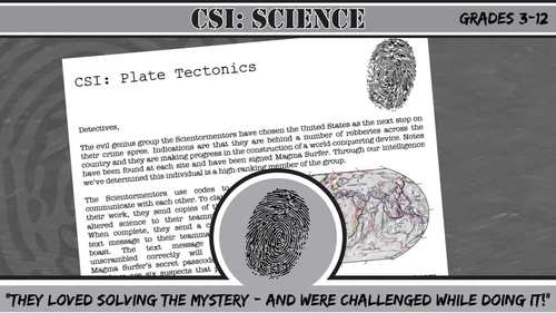 CSI: Plate Tectonics Activity - Identify Fake News Printable Review Game
