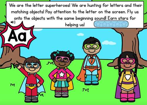 Superhero Phonics Boom Cards | Distance Learning by Down in Kinderville