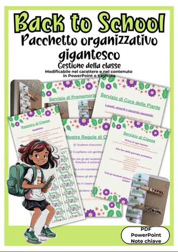 Italian: Anno scolastico organizzato: Back to School | Gestione della ...