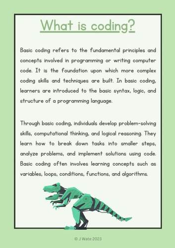 Unplugged Coding Dino Dance Lesson Plans and Printable Movement Cards Unplugged Coding Dino Dance Lesson Plans and Printable Movement Cards