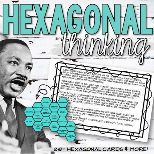 Civil Rights Hexagonal Thinking Activity (Print Version) | TpT