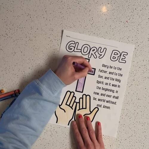 Glory Be Memorization Kit by Little Saint Creations | TPT