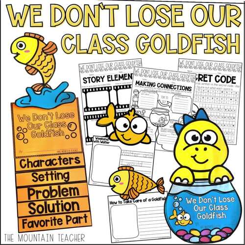We Don't Lose Our Class Goldfish Read Aloud Activities with Dinosaur Crafts