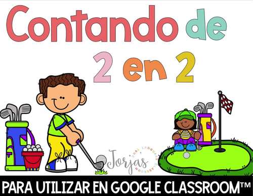 Contar de 2 en 2 Digital by Jorja's Dual Language Classroom | TPT
