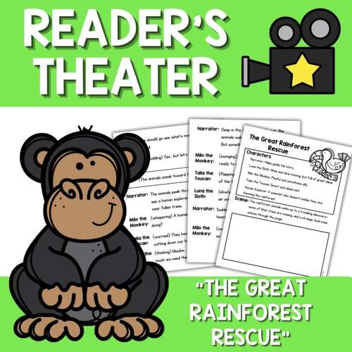 Rainforest Habitat Readers Theater Reading | Rainforest Rescue Activity ...