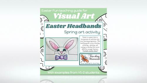 EASTER or SPRING art project BUNDLE with 5 lesson plans Grades 1-3