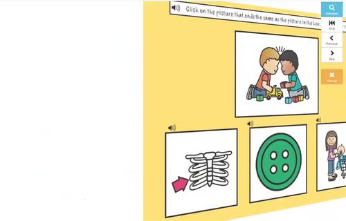 Phonemic Awareness Same Ending Sounds Boom™ Cards set 1 by Primary Tidbits