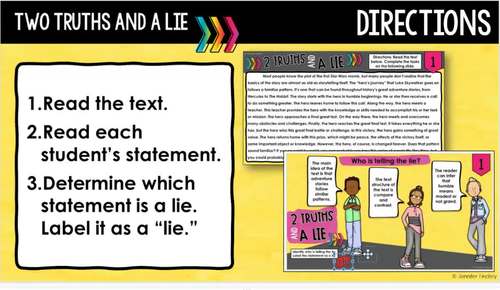 Reading Test Prep | Two Truths & a Lie: Nonfiction w/ Digital Test Prep ...