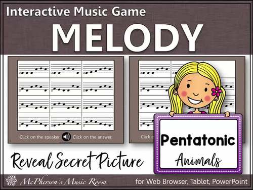 Solfege Interactive Melody Game Pentatonic Reveal the Secret Picture ...