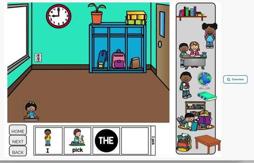 Language Scenes and Language Activities for Speech Therapy BOOM CARDS