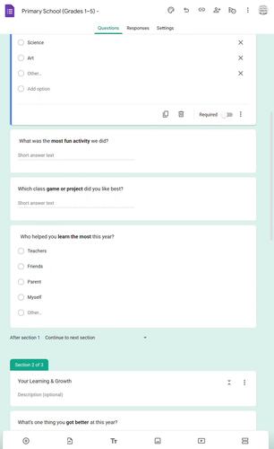Elementary End-of-Year STUDENT SURVEY | Editable Google Form | G1–5 ...