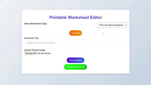 Printable & Interactive Worksheet Creators | Web Apps by ClassMap 360
