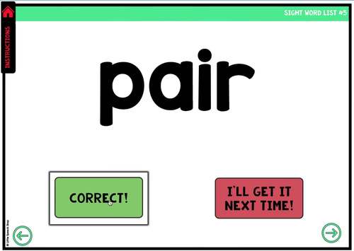 Sight Word Flash Cards - Fry List 5 - Boom Cards™ by Little Speech Shop