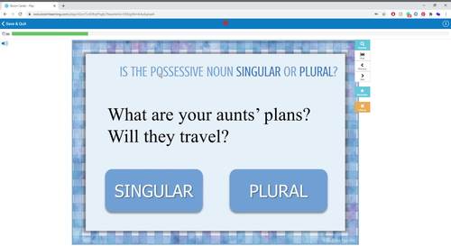 Possessive Nouns BOOM CARDS #2 by Rike Neville | TpT