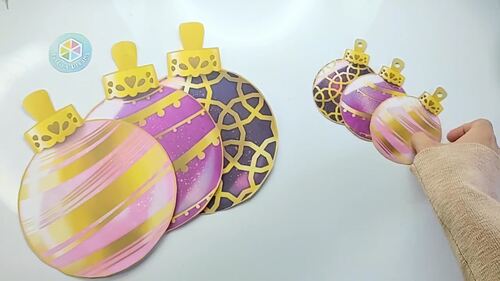 Christmas Light Bulb Bulletin Board Craft Prints Ornament Foil Balloon ...