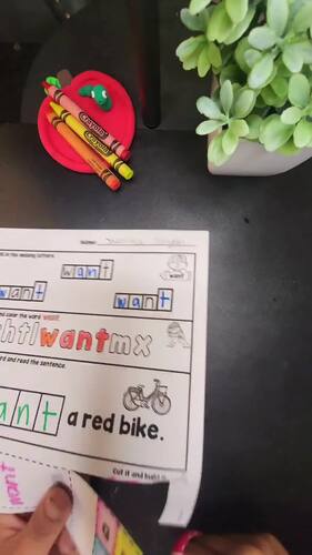 Kindergarten Sight Word Practice Worksheets HFW Morning Work Kindergarten