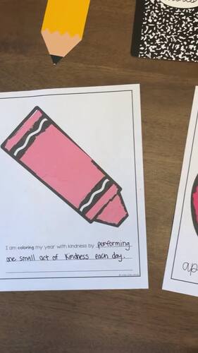 Back to School Tear Art Crafts First Day of School Activities Pre-K ...