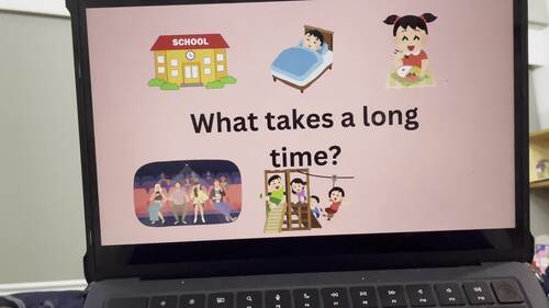 Short Time versus Long Time Lesson Bundle by Miss VividVision | TPT