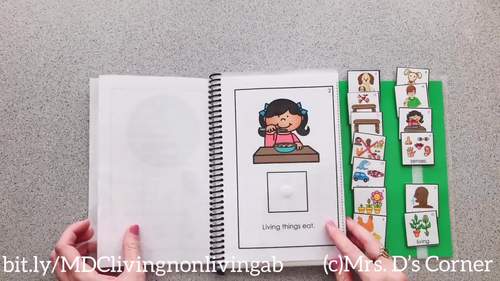 Living and Nonliving Adapted Books [Level 1 and 2] | Digital Adapted Book