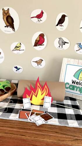 Camping Pretend Play Printables by Confetti Crate | TPT