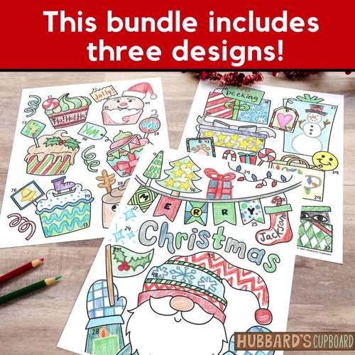 Christmas Math Bundle - Up to 3-digit Subtraction W/ & Without Regrouping
