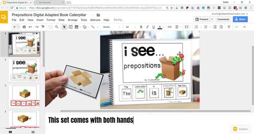 Prepositions: Adapted Book + Task Cards by AdaptEd 4 Special Ed | TpT