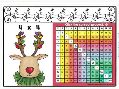 Multiplication Facts Boom Cards Digital Task Cards Multiplication Chart ...