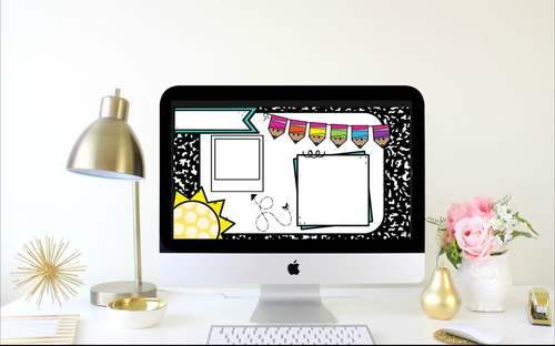 Bright Google Slides Template | Distance Learning by Confetti and ...