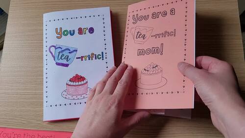 Mother’s Day Pop-Up Card Craft Activity for Kindergarten through Middle ...