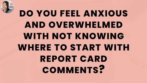 Ontario MATH Report Card Comments Grade 7 and 8 UPDATED 2020 Sample ...