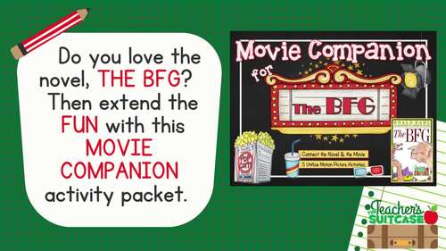 The BFG Movie Companion {5 Unique Motion Picture Activities} | TPT