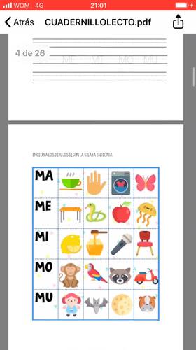Cuadernillo lectoescritura consonantes M-L-P-S by Aula Crea | TpT