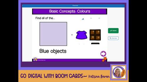 Boom™ Cards with audio: Basic Concepts-Colours for speech & language ...