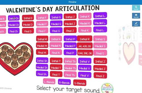 Valentine's Day Articulation BOOM Cards for Speech Therapy by Speech ...