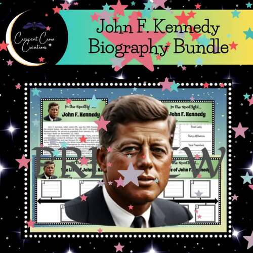 President John F. Kennedy Biography Bundle Research Project | TPT