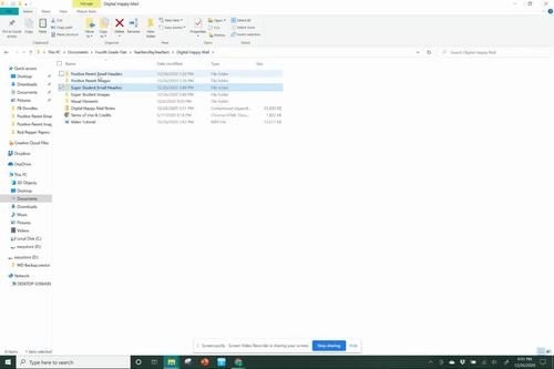 Digital Positive Parent and Super Student Mail by Fourth Grade Flair