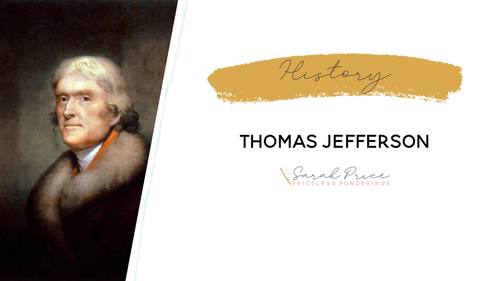 Thomas Jefferson Activities and History Worksheets Pack | TpT