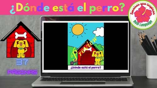 Position words Palabras de posición, ¿Dónde está el perro? | TpT