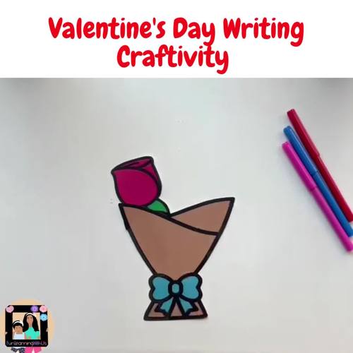 Valentine's Day Writing & Craftivity | Valentines Day Writing & Craft ...
