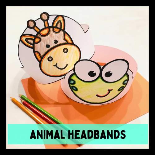 Animal Hats | Animal Crown Activity | Animal Headbands by Little ...