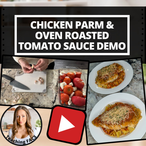 Chicken Parmesan & Oven-Roasted Tomato Sauce Recipe DEMO VIDEO [FACS, FCS]