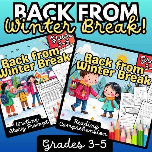 Back from Winter Break Activities Elementary | Activities After ...